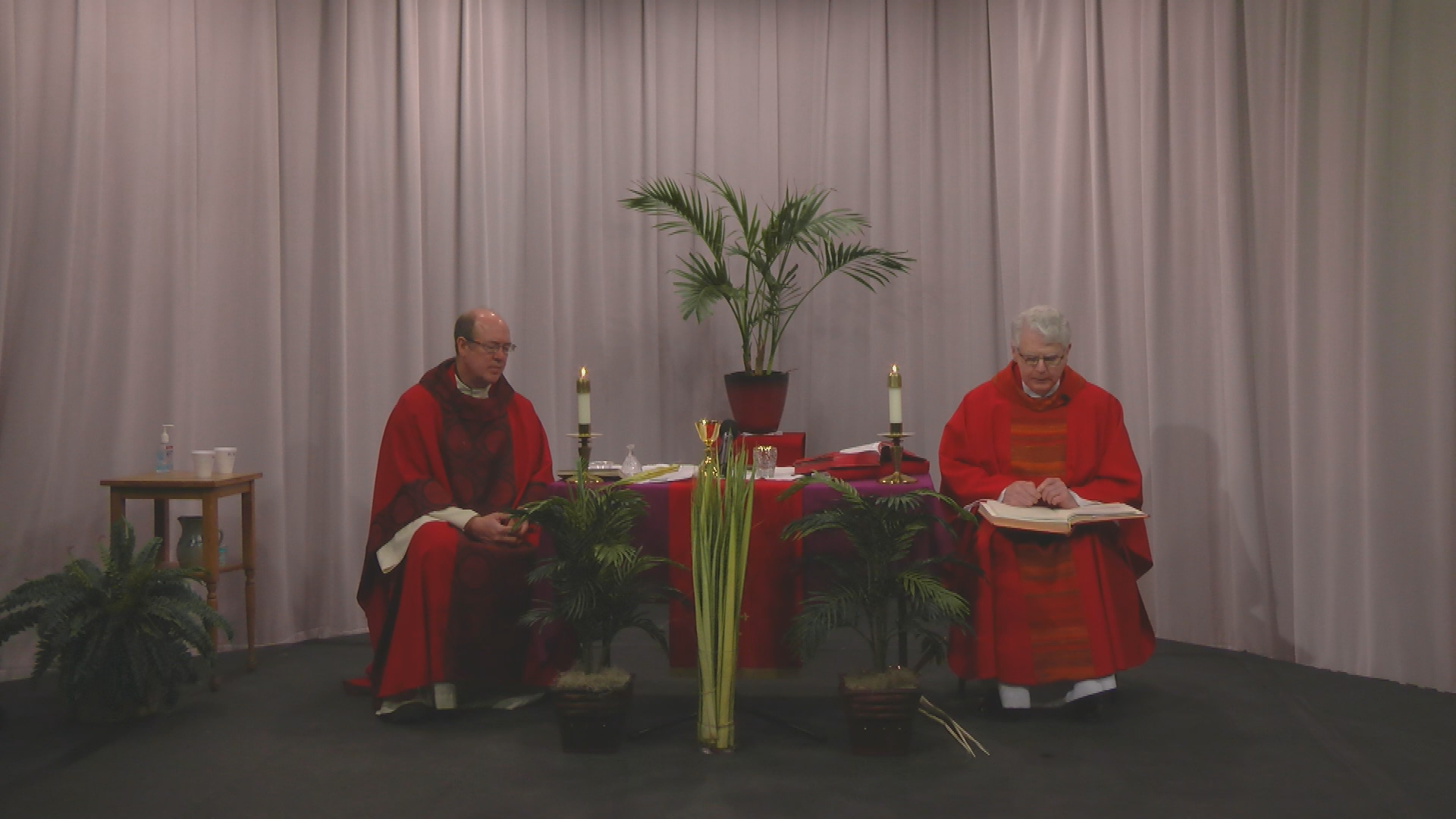 "Holy Mass, Palm Sunday," Celebrated by Monsignor John Bonzagni, Pastor ...